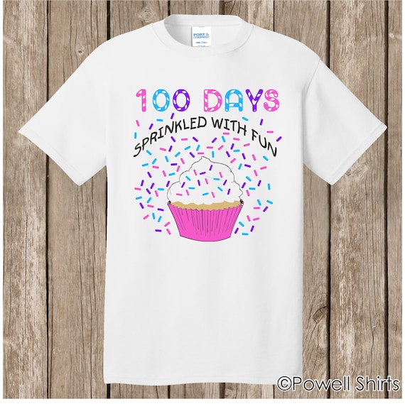 100th Day of School T Shirt WHITE Super Speedy Shipping | Etsy