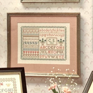 Keepsake Samplers....9 Traditional Charted Samplers...cross Stitch ...