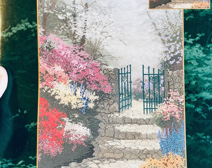 Thomas Kinkade "the Garden of Promise" Chart for Cross Stitch or ...