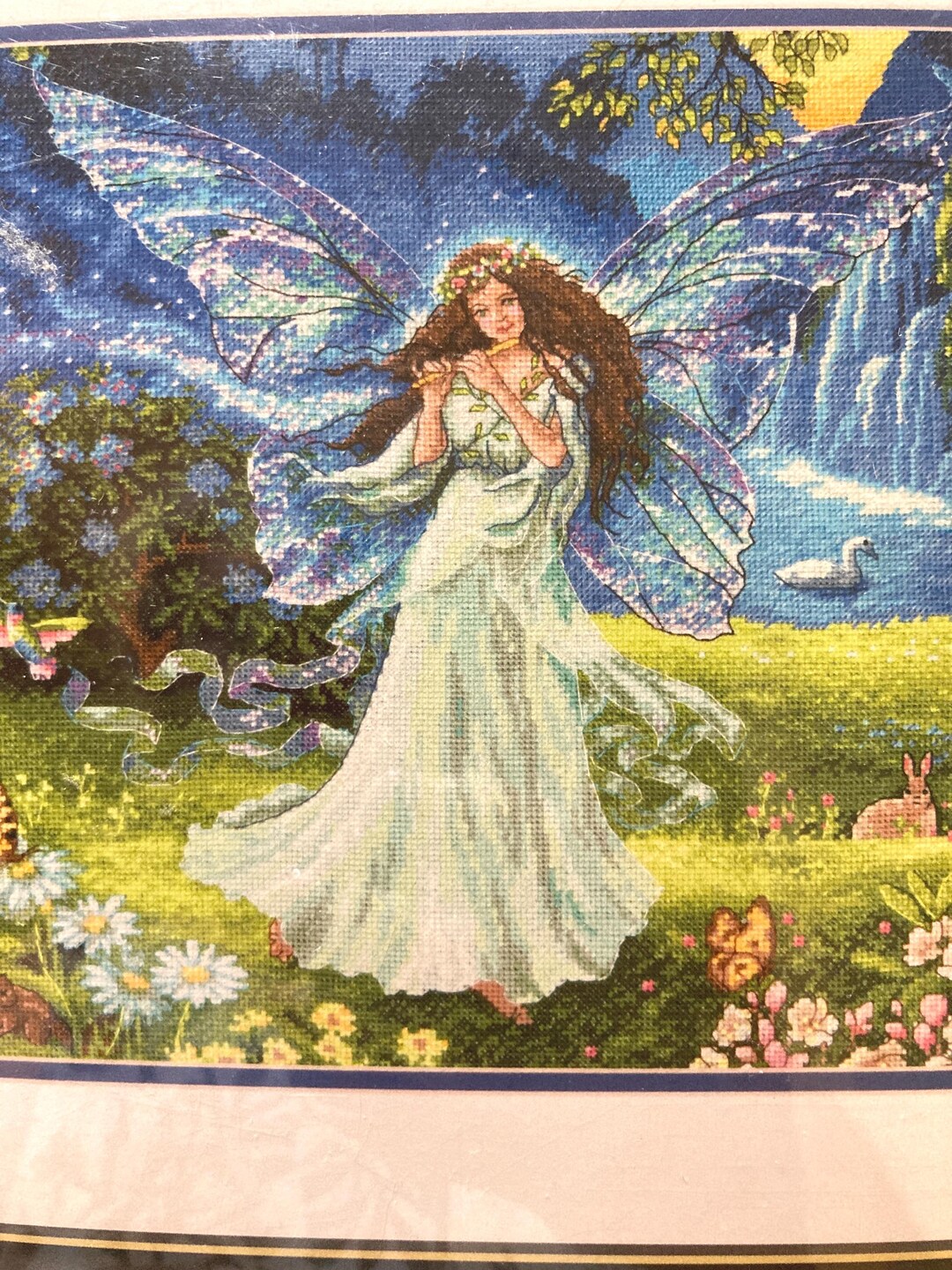 Dimensions Spring Fairy Counted Cross Stitch Kit.... 14x 12 Finished ...