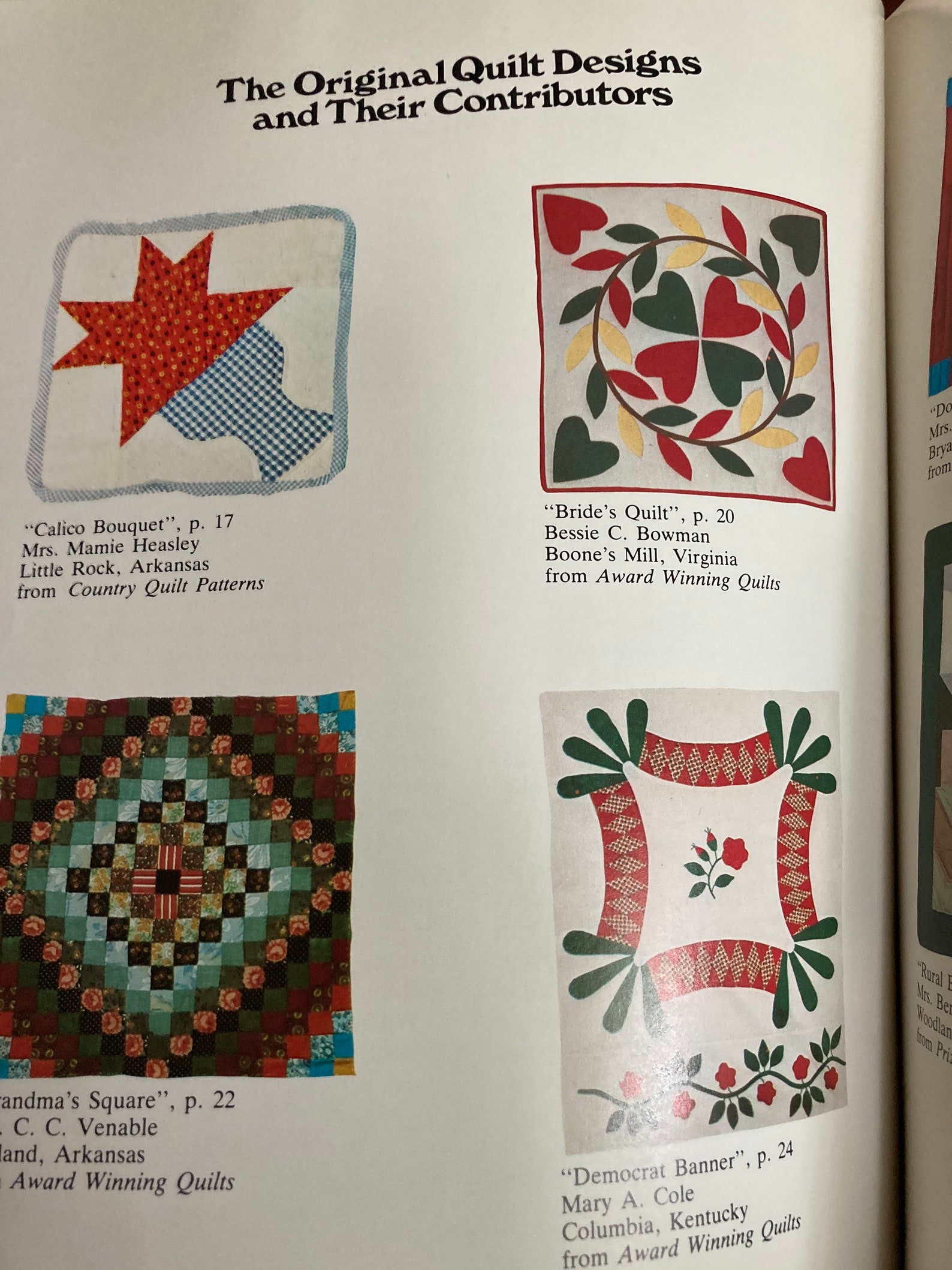 Needlecraft Designs From Our Best Quilts..mary Elizabeth | Etsy