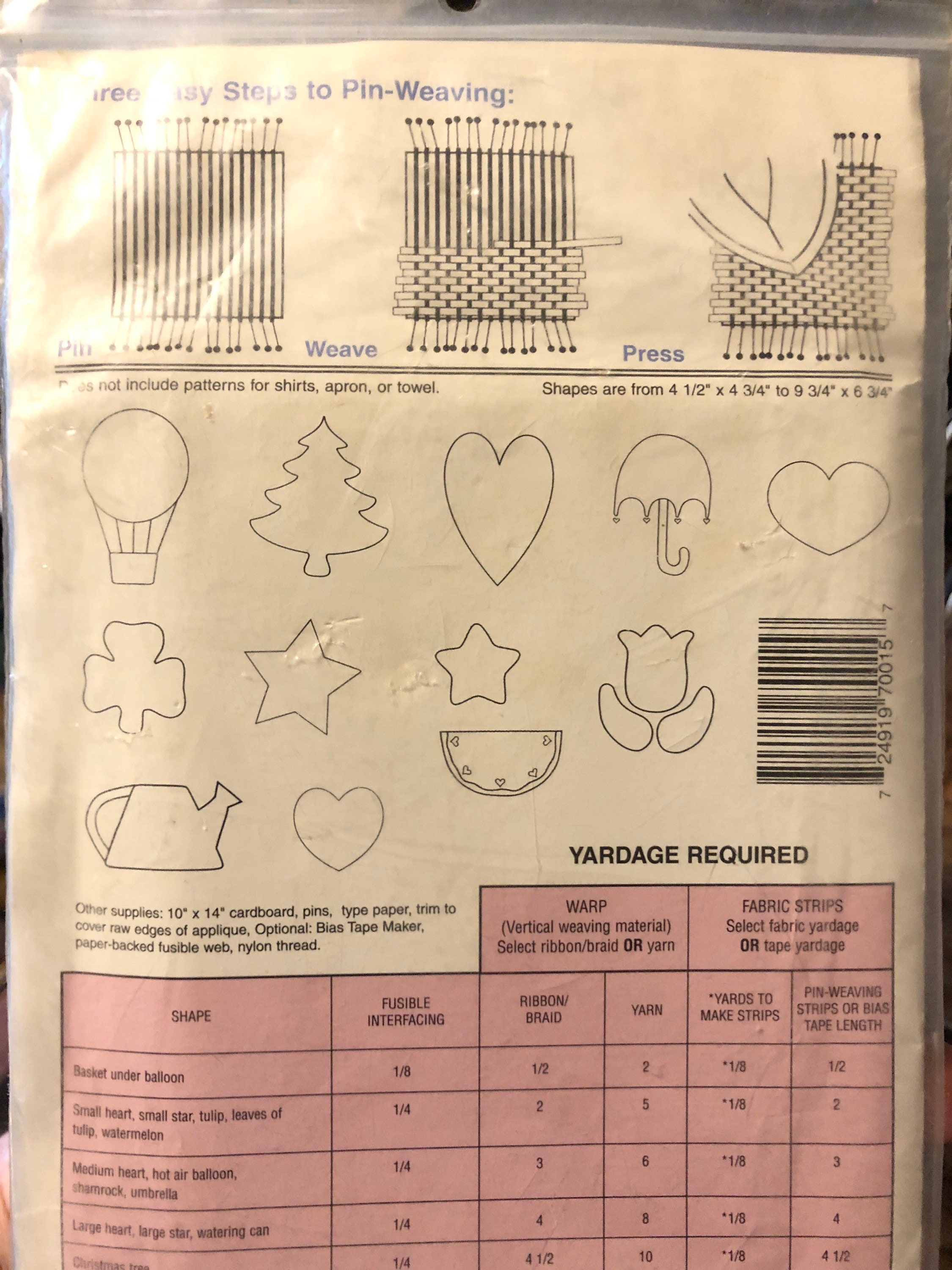 Pin Weaving Patterns...how to Pin Weave....children's Crafting - Etsy