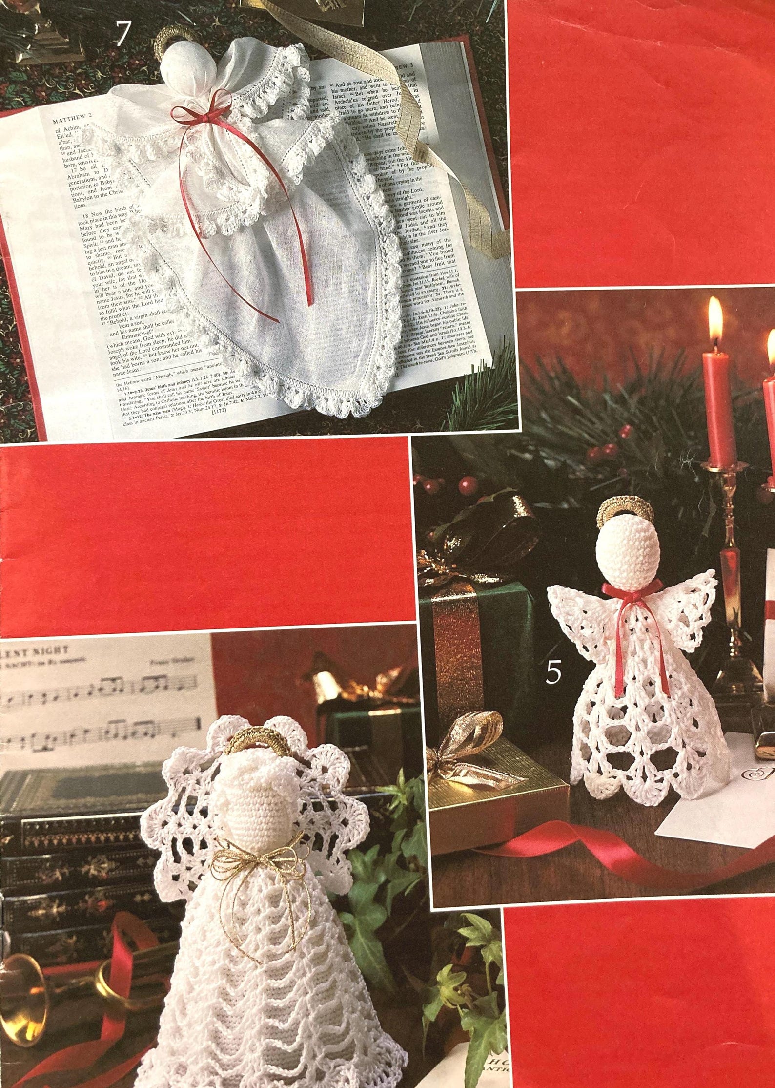 An Angel Assortment to Crochet Pattern Leaflet…13 Designs…gifts to Make ...