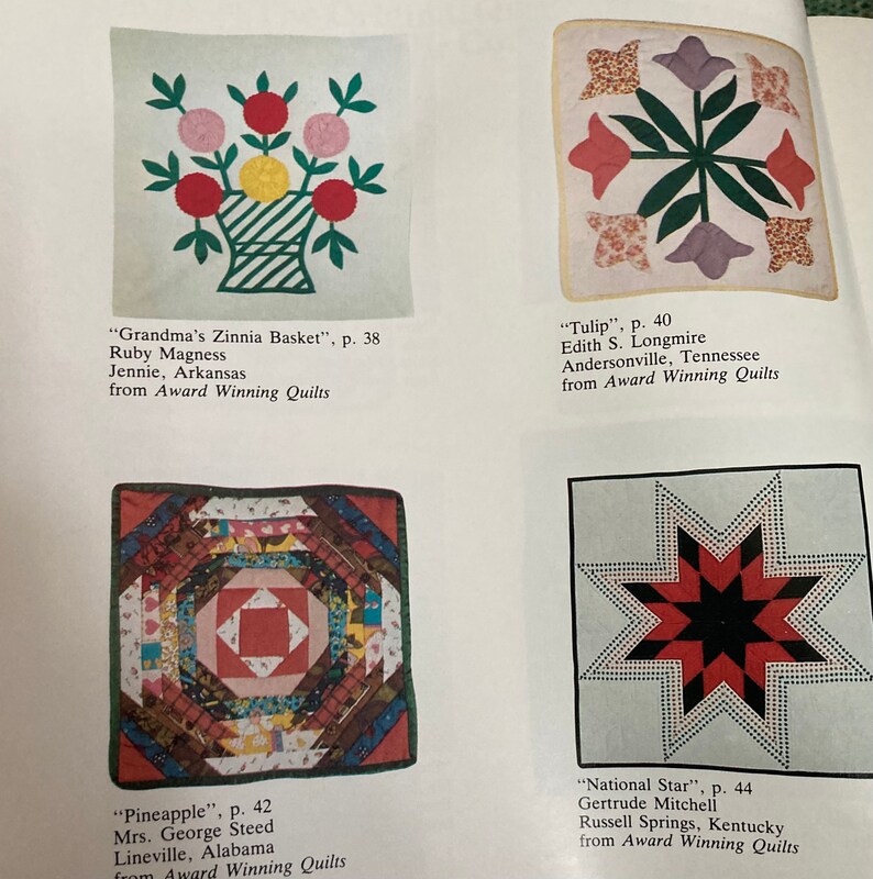 Needlecraft Designs From Our Best Quilts..mary Elizabeth | Etsy