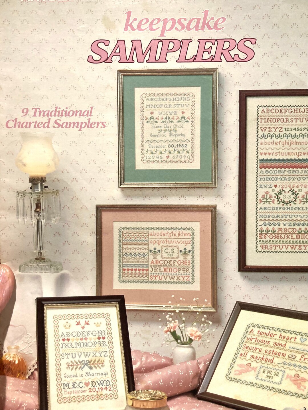 Keepsake Samplers....9 Traditional Charted Samplers...cross Stitch ...