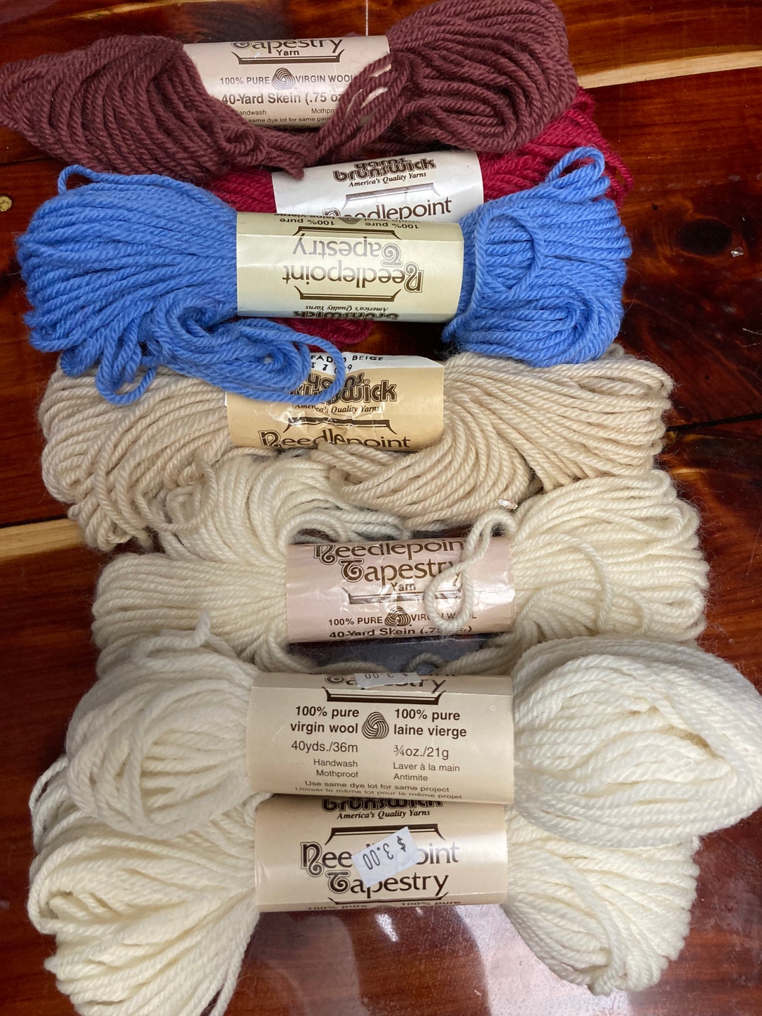 Needlepoint and Tapestry Yarn....brunswick....needlepoint..wool Yarn ...