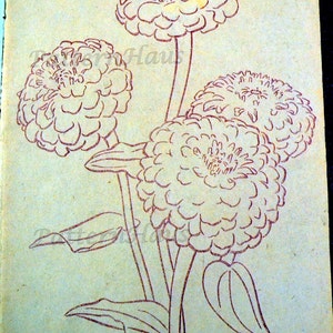 Vintage Embroidery Flowers Patterns Instant Downloads 8 Patterns - Etsy