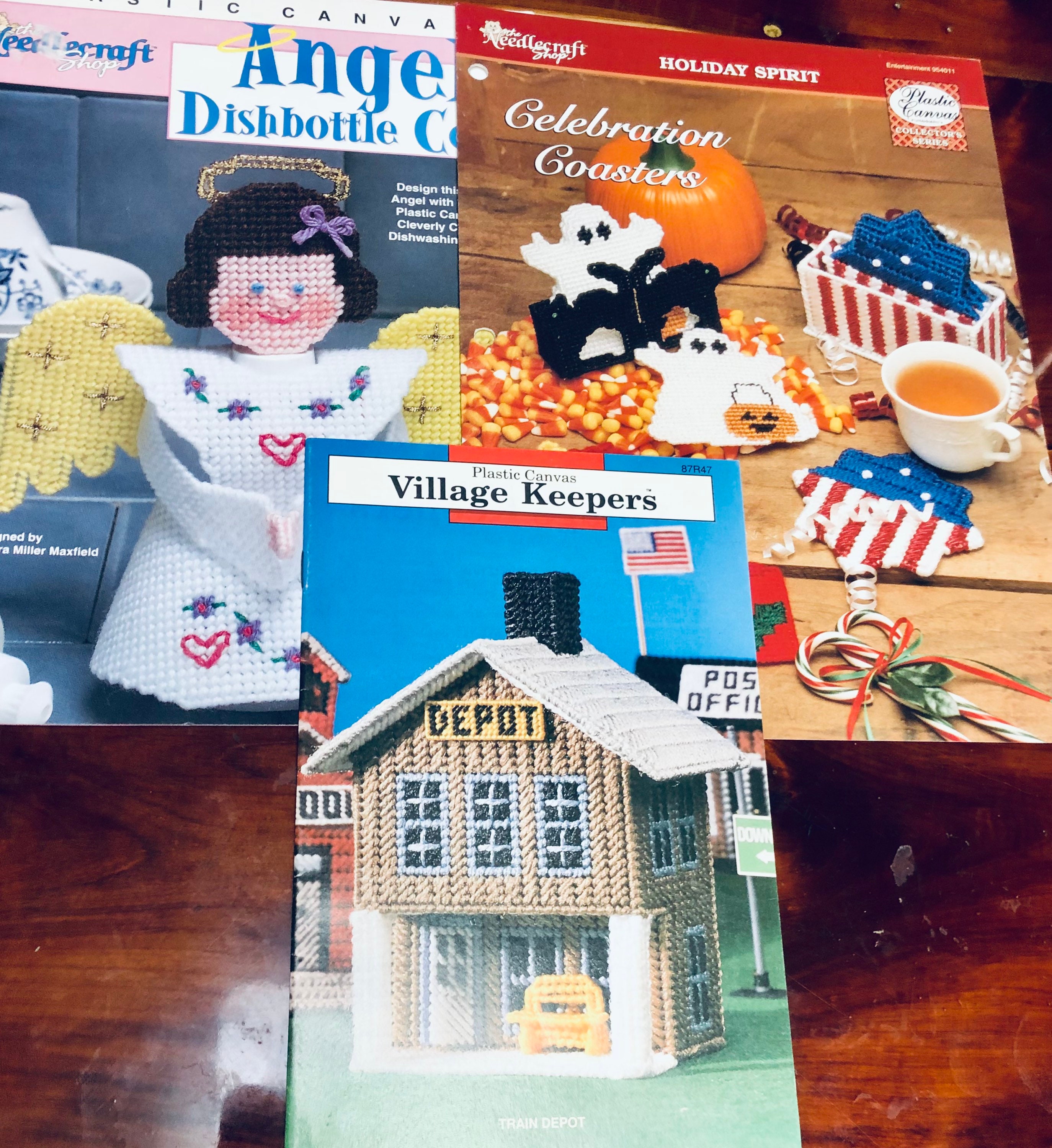 Plastic Canvas Pattern Books..choice....village - Etsy