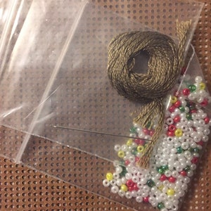 Gingerbread House....mill Hill Holiday Ornament Counted Glass Bead ...