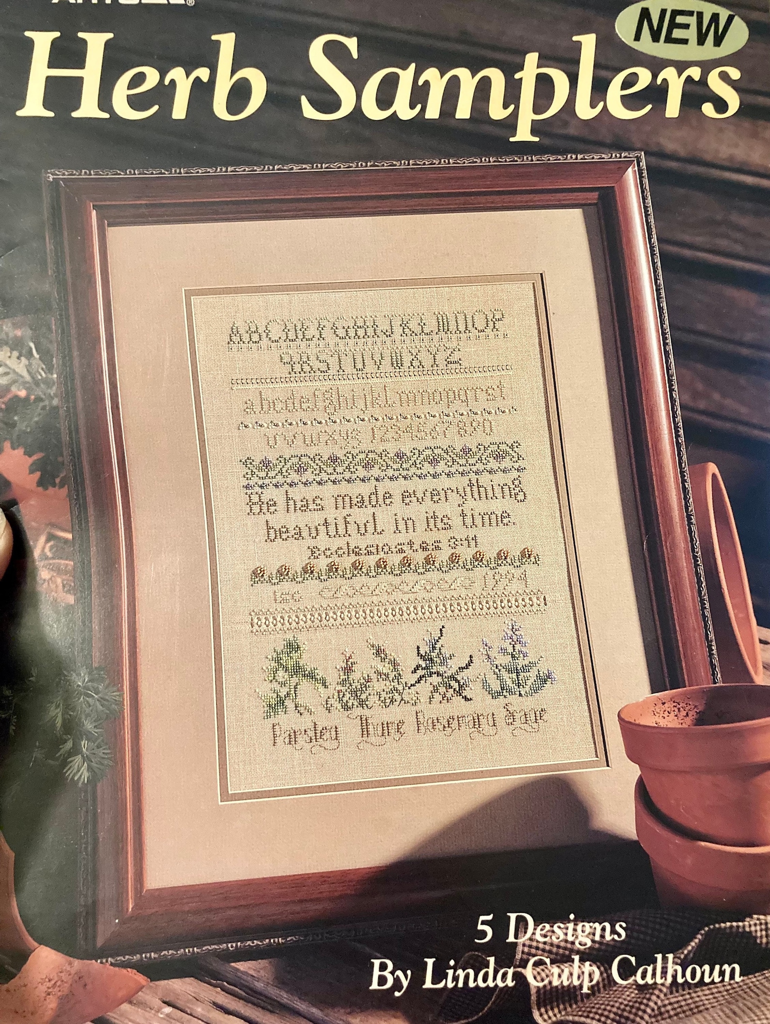 Herb Samplers Counted Cross Stitch Patterns....linda Culp Calhoun ...