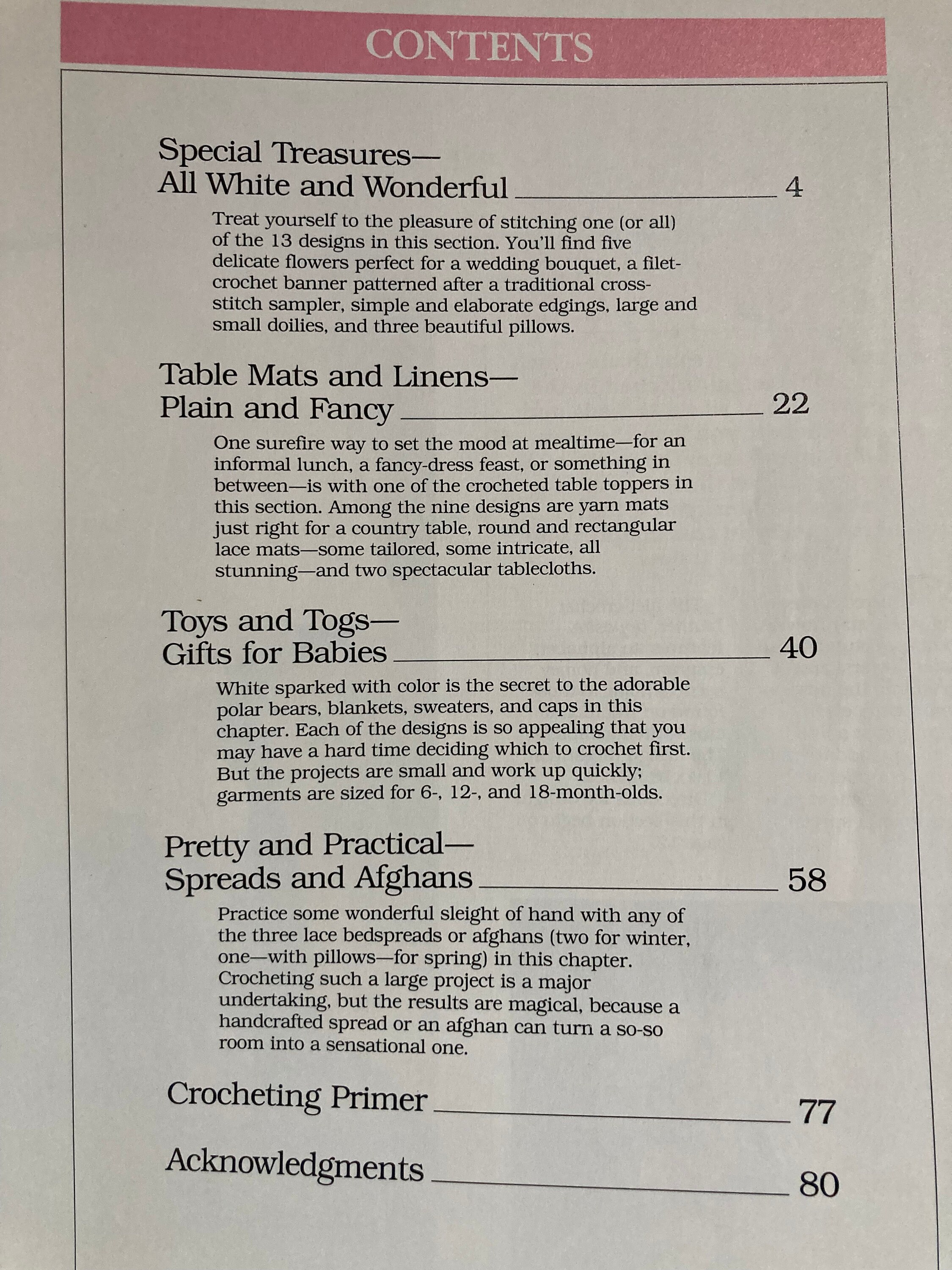 White Crochet Patterns by Better Homes and Gardens..crochet Patterns ...