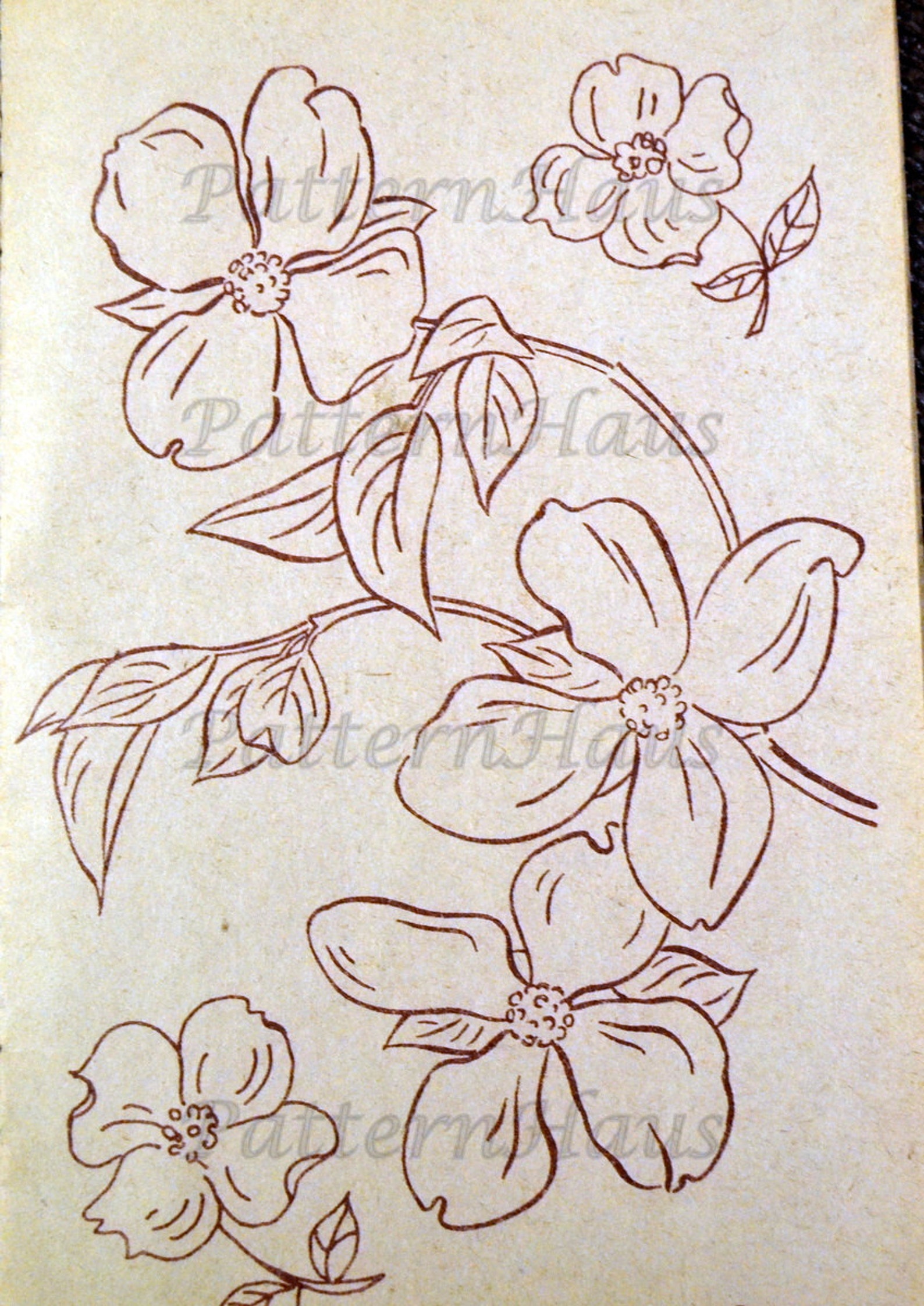 Vintage Embroidery Flowers Patterns Instant Downloads 8 Patterns - Etsy