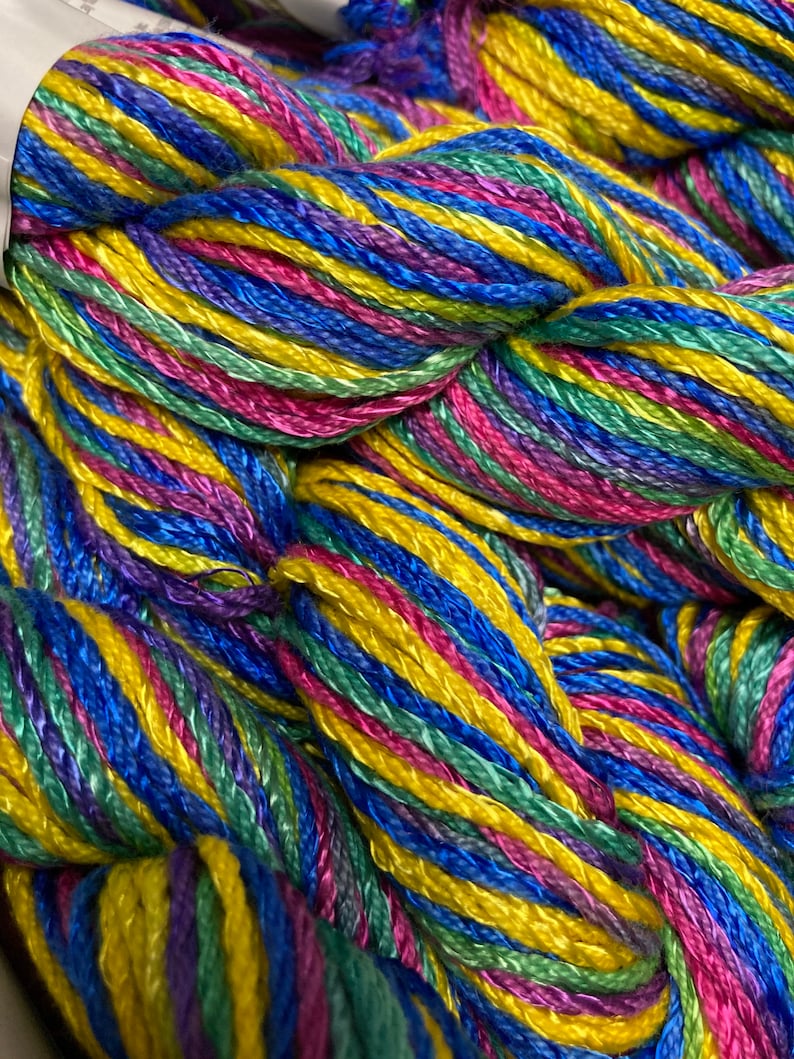 Berroco Cotton Twist Yarn..variegated Yarn....color 8452...50 Gm Skeins ...