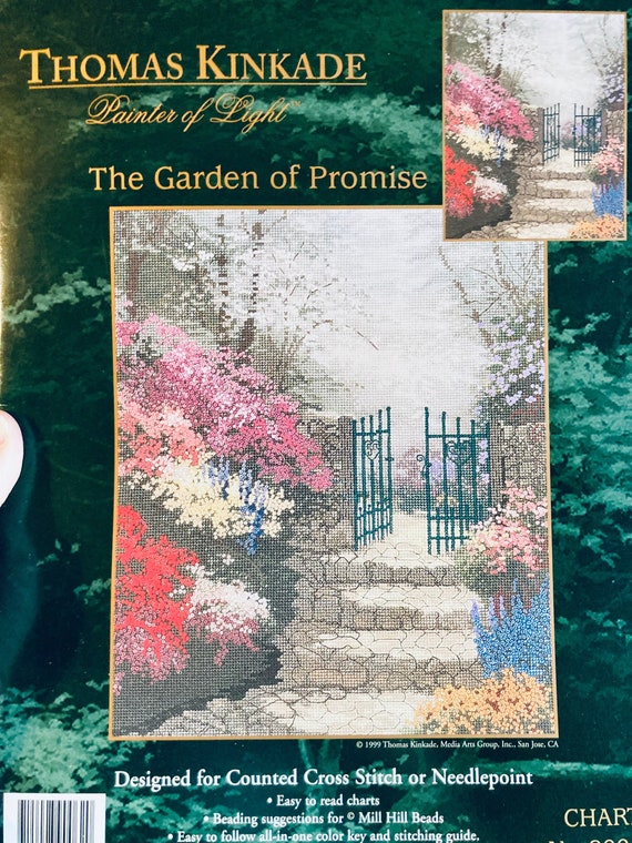 Thomas Kinkade the Garden of Promise Chart for - Etsy