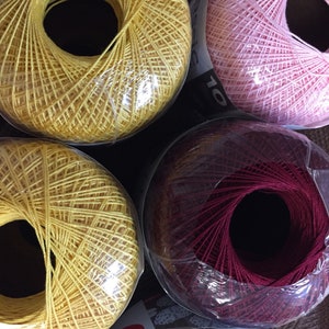 Red Heart Classic Number 10 Crochet Thread Mercerized Cotton Thread - Etsy