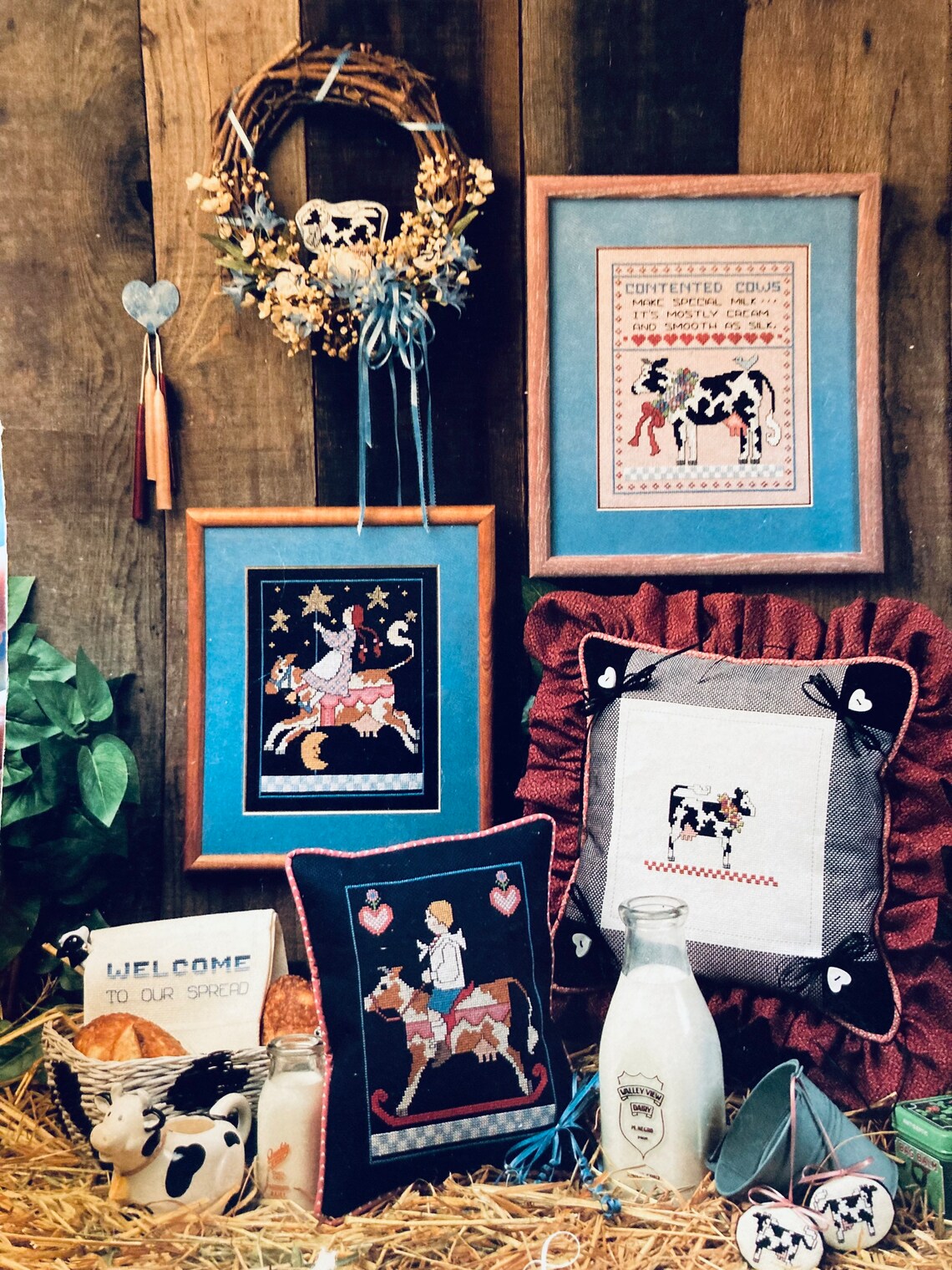 Udder Delights Cross Stitch Charts...the Cow Book...bette - Etsy