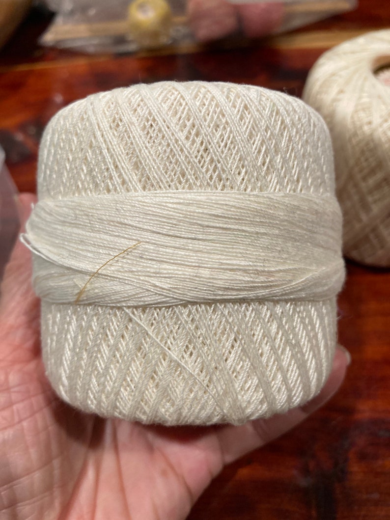 30 Weight White Crochet Thread....number 30 Thread...gem by Star Thread ...