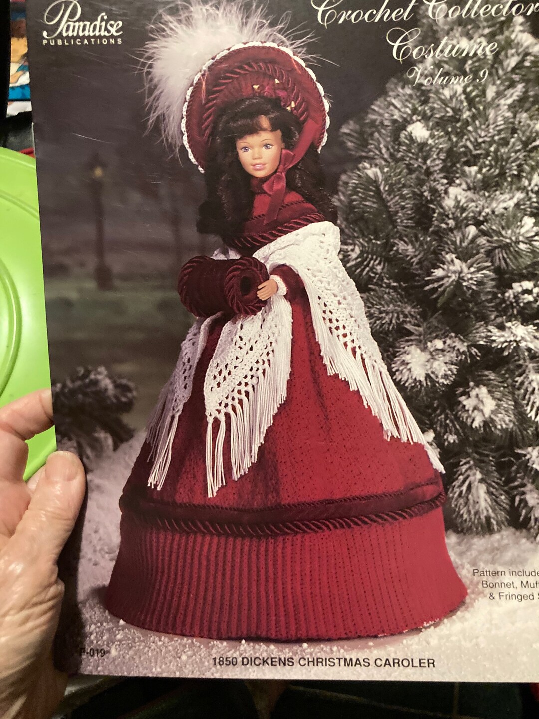 1850 Dickens Christmas Caroler....paradise Publications Crochet ...
