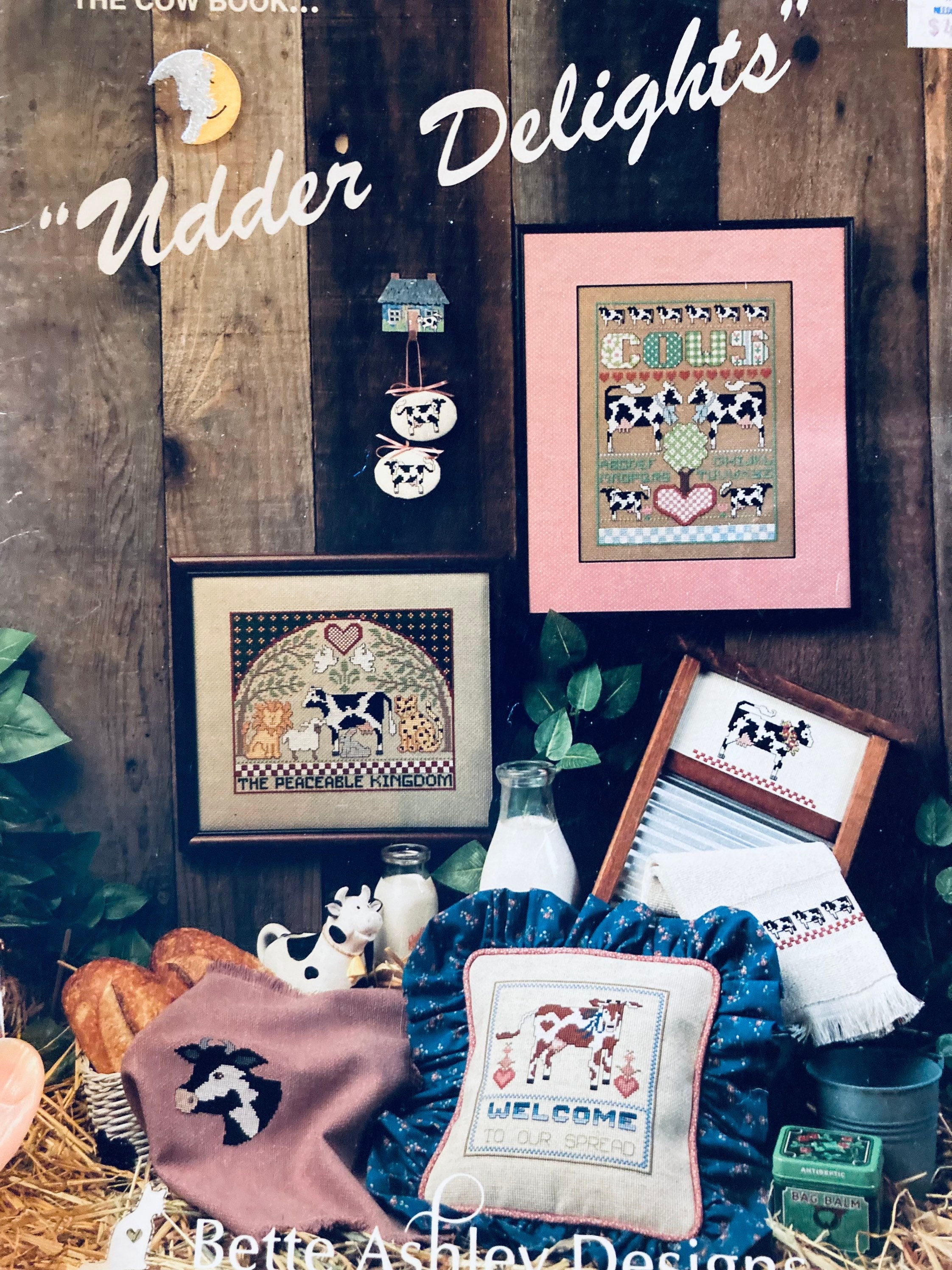 Udder Delights Cross Stitch Charts...the Cow Book...bette - Etsy