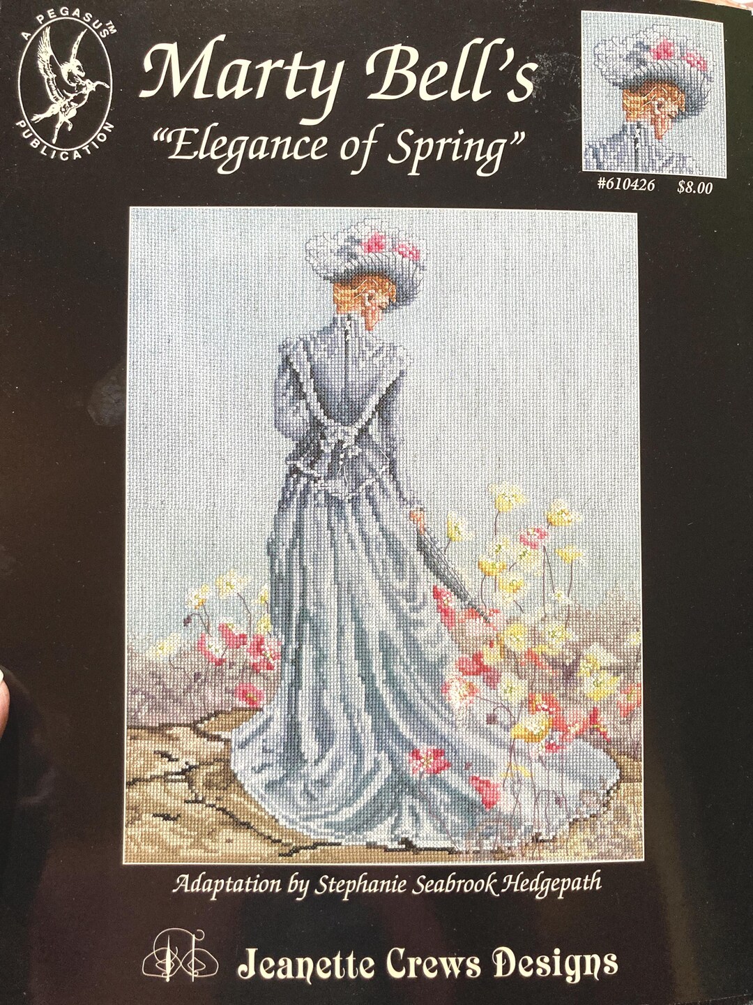 Marty Bell’s “elegance of Spring” Cross Stitch Chart…jeanette Crews ...