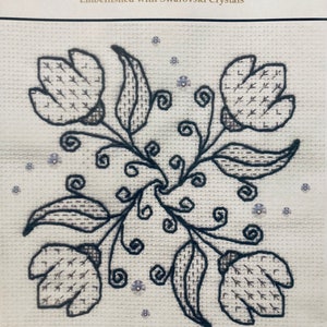Tulips Blackwork Embroidery Kit......leon Conrad Designs...embellished ...