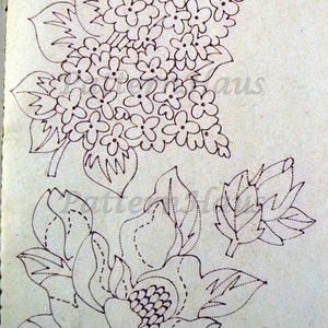 Vintage Embroidery Flowers Patterns Instant Downloads 8 Patterns - Etsy