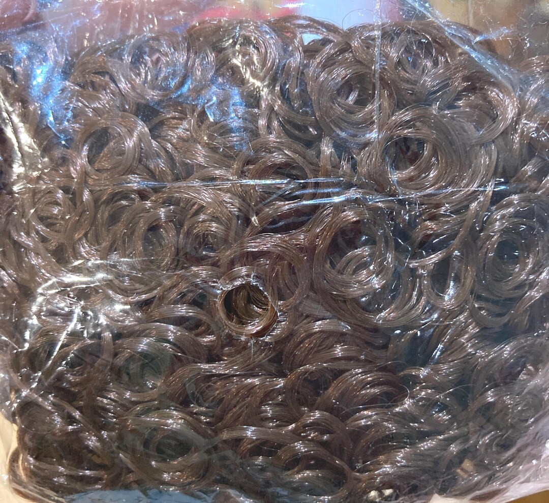 Doll Hair Bundle....de Stash...doll Making Supplies....2 Packs Brown ...