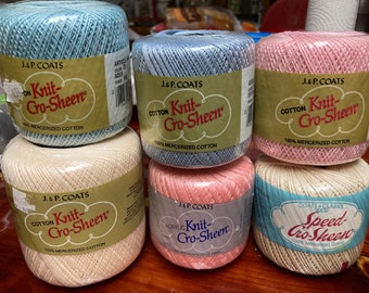 Bedspread Thread....choice of Spools....size 10....cotton Thread...knit ...