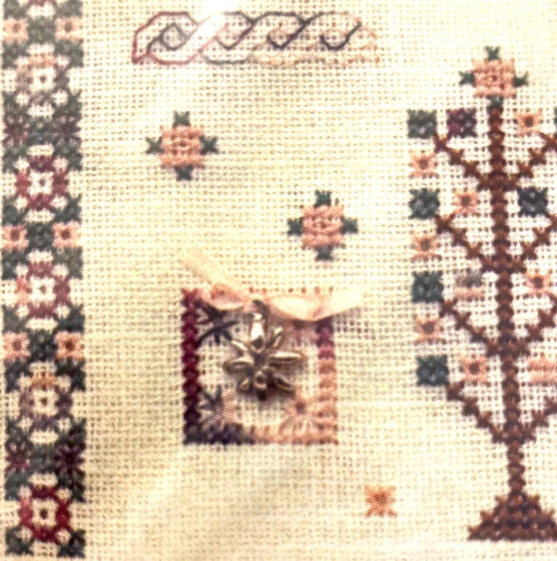 Stitch Charmers Algerian Eye Embroidery Kit …chart, Floss, and Charm ...