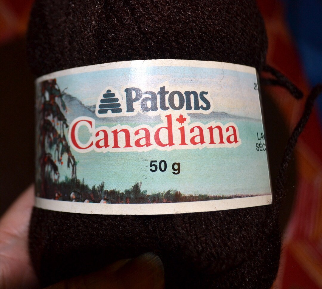 Yarn Patons Canadiana Chocolate Brown - Etsy