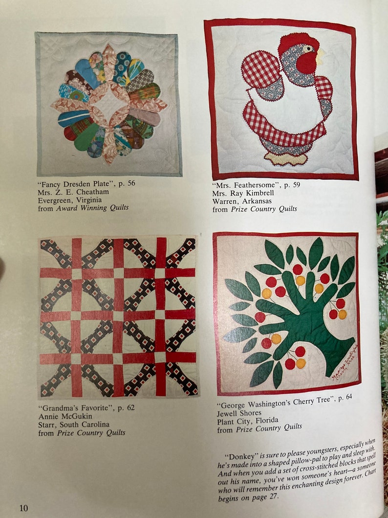 Needlecraft Designs From Our Best Quilts..mary Elizabeth - Etsy