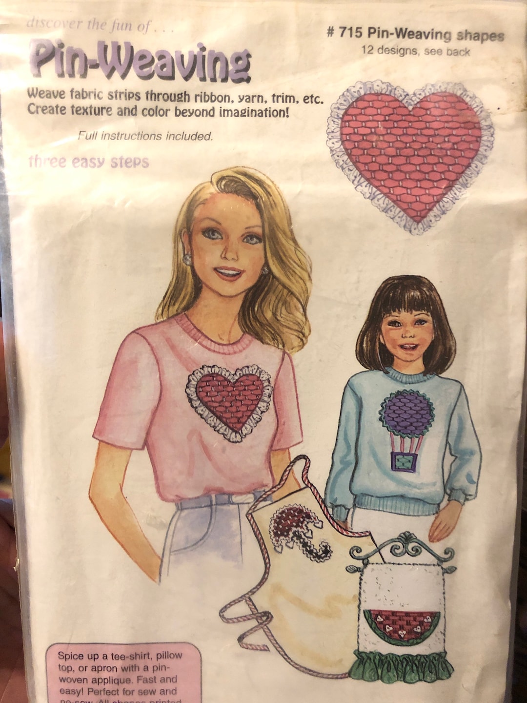 Pin Weaving Patterns...how to Pin Weave....children's Crafting - Etsy