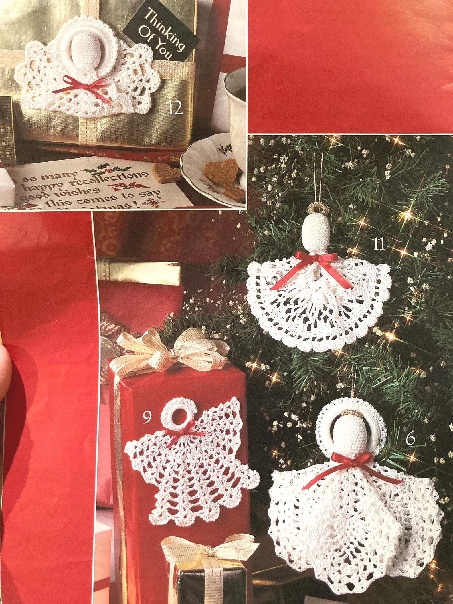 An Angel Assortment to Crochet Pattern Leaflet…13 Designs…gifts to Make ...