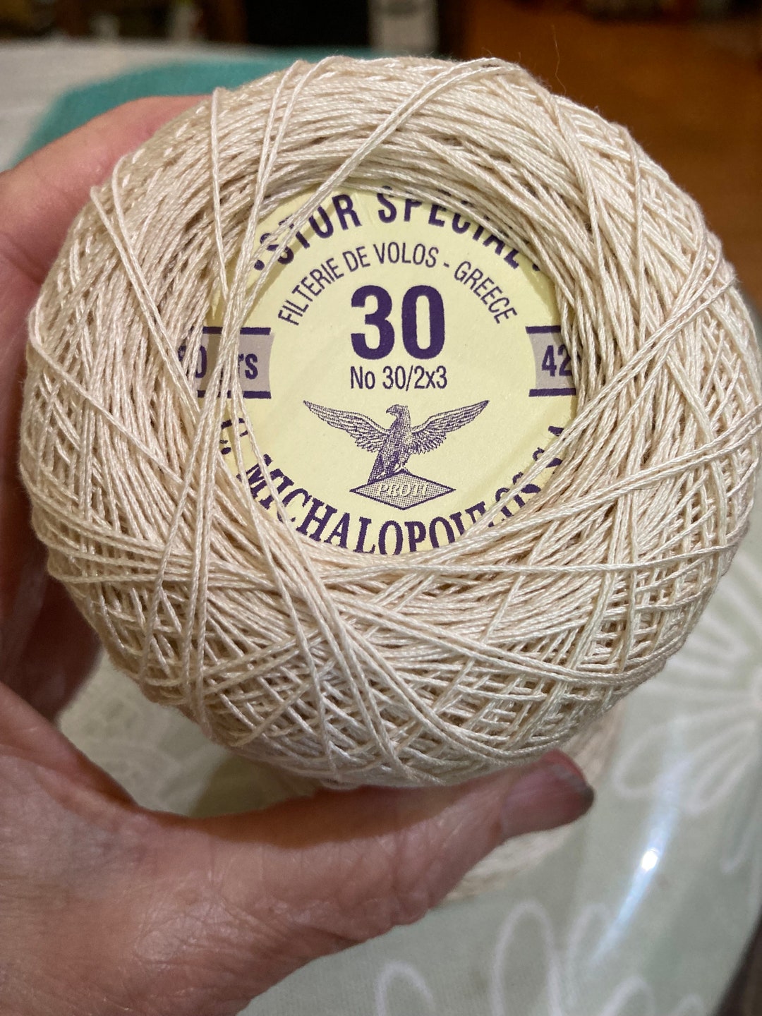 Eagle Stor Special Lace Thread.....30 Weight Ecru Crochet Thread ...