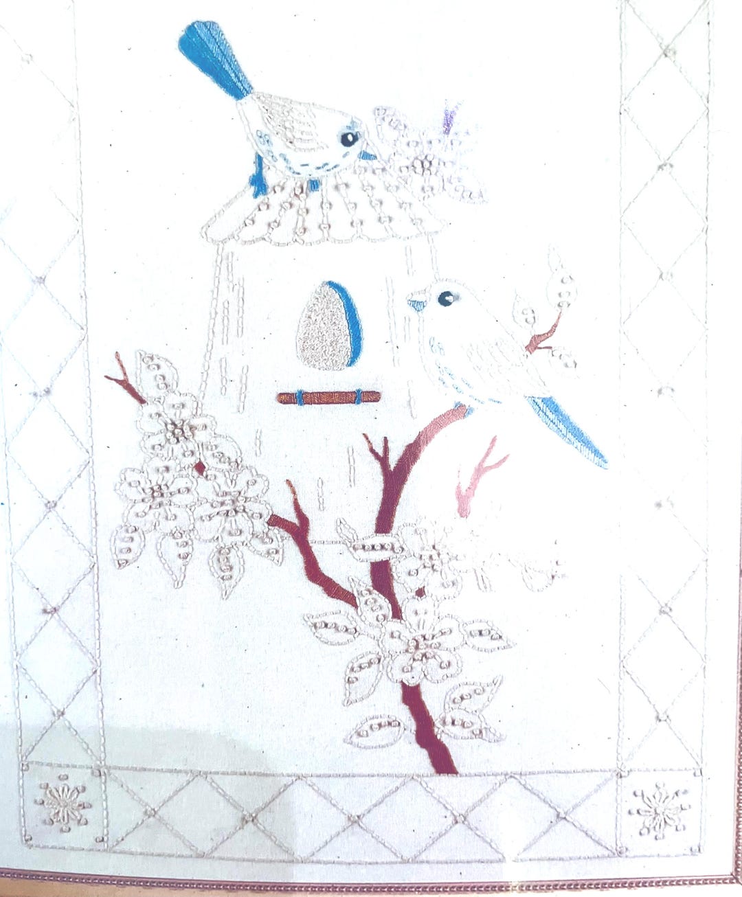 Birdhouse Janlynn Candlewick Embroidery Kit ...kit 021-1361......birds ...