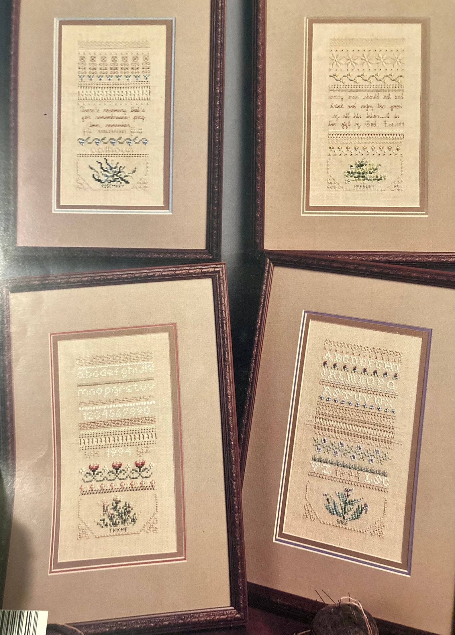 Herb Samplers Counted Cross Stitch Patterns....linda Culp Calhoun ...