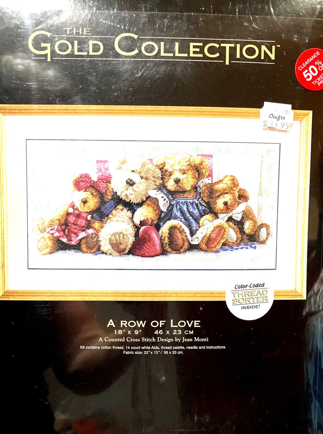 Dimensions the Gold Collection A Row of Love Counted Cross Stitch Kit ...