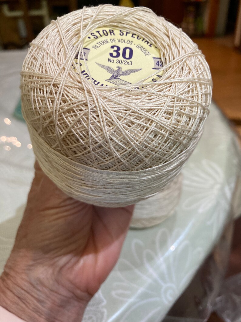 Eagle Stor Special Lace Thread.....30 Weight Ecru Crochet Thread ...