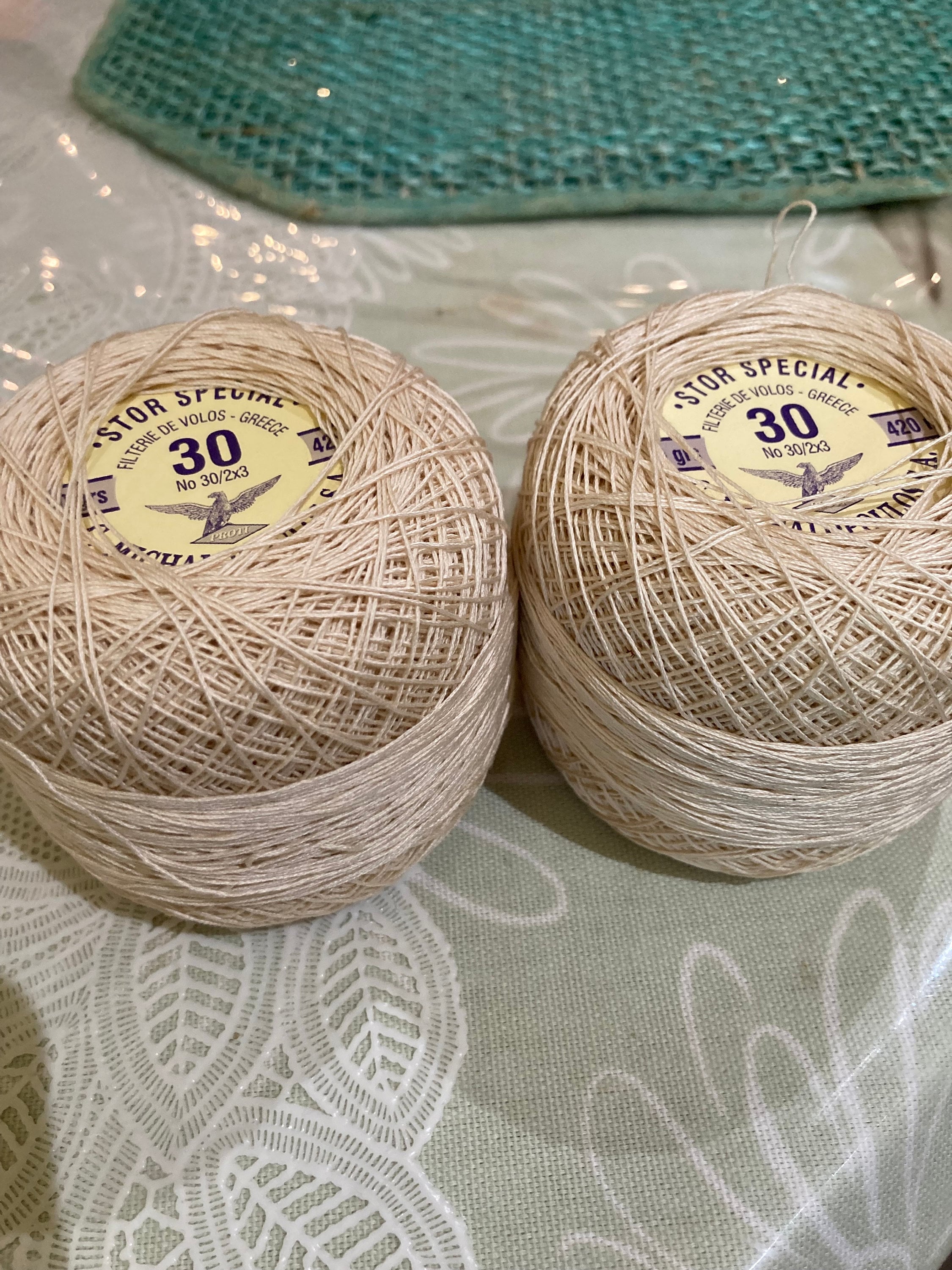 Eagle Stor Special Lace Thread.....30 Weight Ecru Crochet Thread ...
