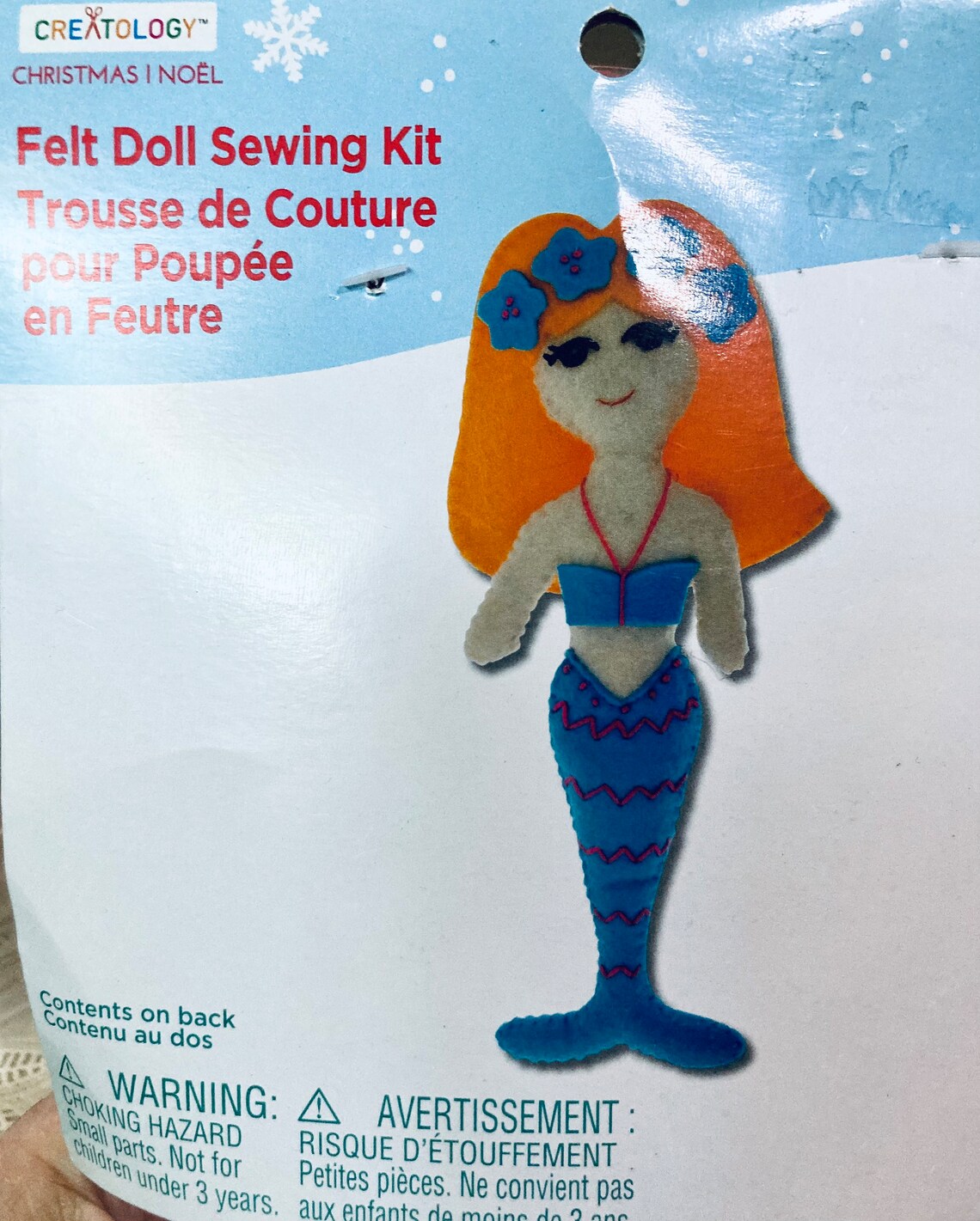 Creatology "felt Doll Sewing Kit Mermaid"..doll Making...felt Doll ...
