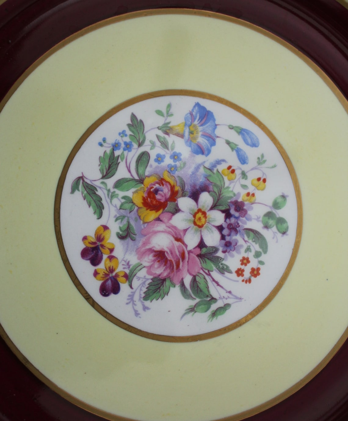Vintage Pareek Johnson Bros Dinner Plate, Floral Center, Gold Trim - Etsy