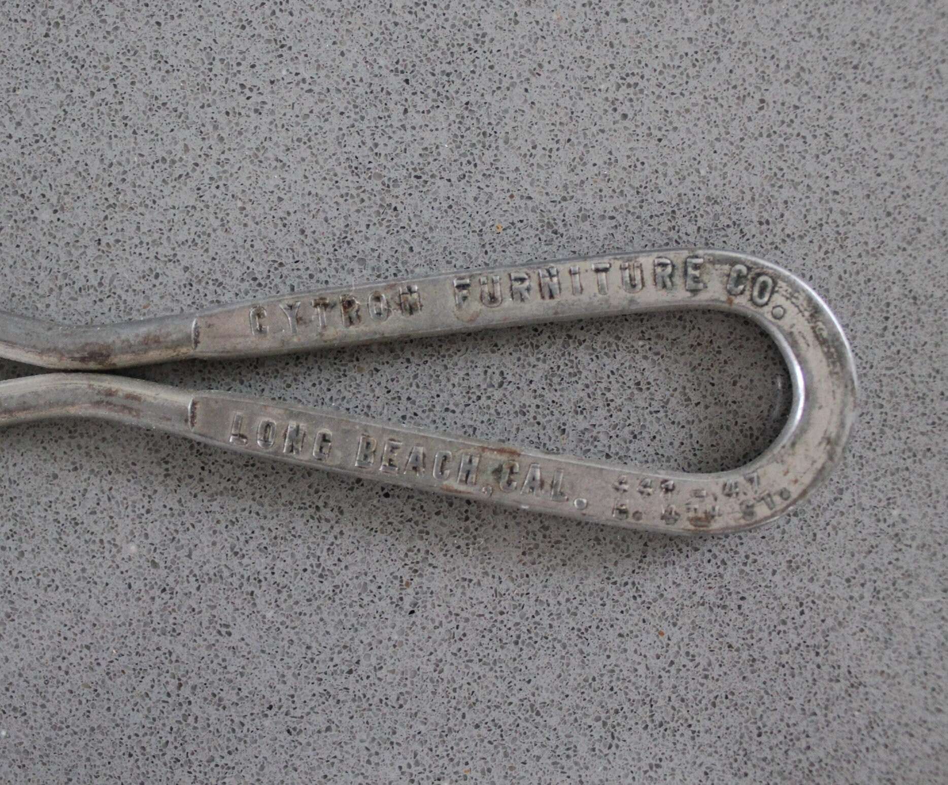 Vintage Advertising Metal Spatula Cytron Furniture Co. Long Beach, Cal ...