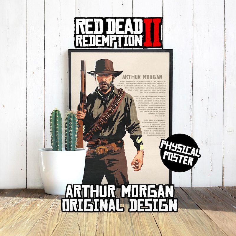 Arthur Morgan Wanted Poster - Etsy