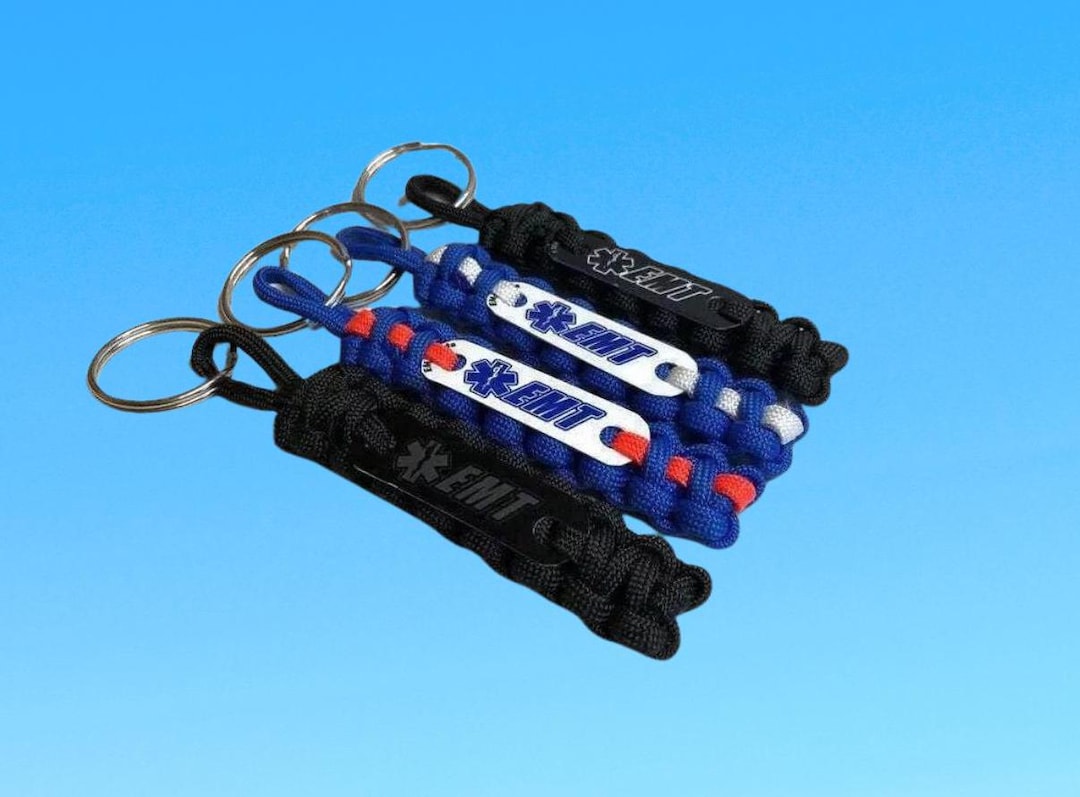 EMT Keychain | Emt Gift for Men or Women | Choice of Color | Contact Us ...