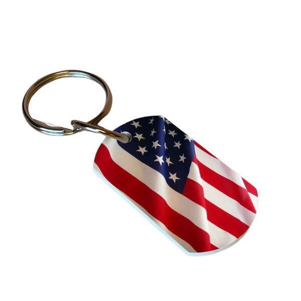 Flag Keychain - Etsy
