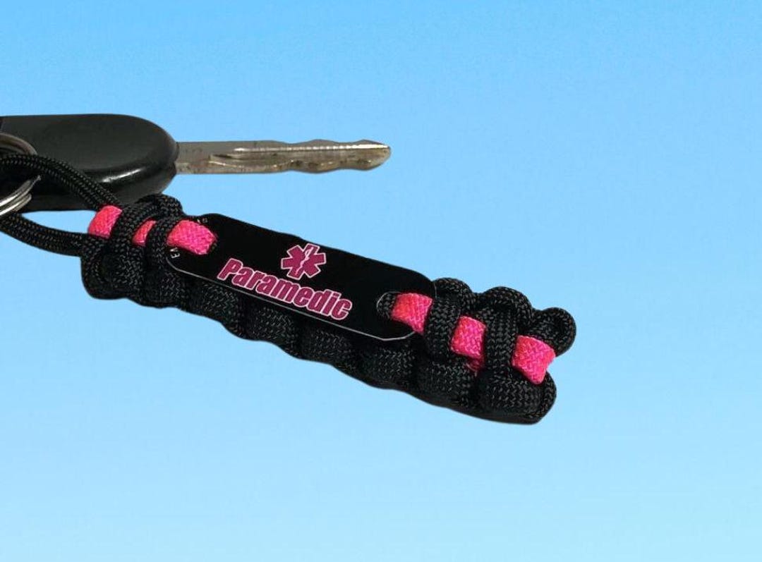 Paramedic Keychain for Woman - Parcord Keychain in Choice of Color ...
