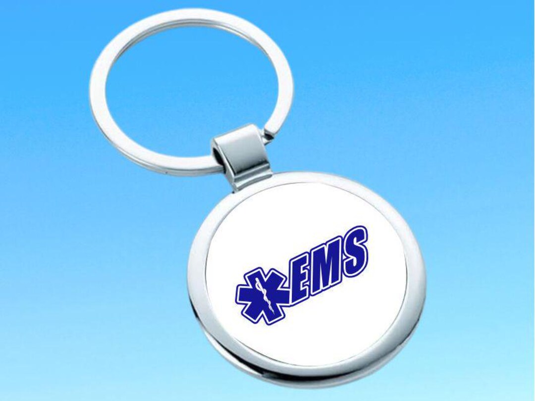 EMS Keychain - First Responder - Star of Life - Emergency Medical ...
