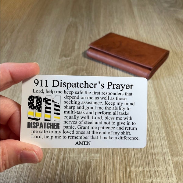Prayer for 911 Dispatcher - Etsy