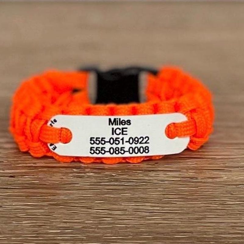 Childs Id Bracelet - Etsy
