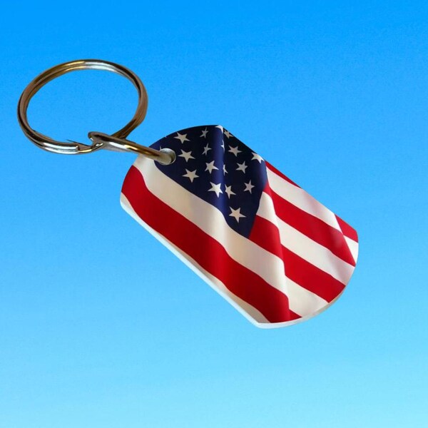 Flag Keychain - Etsy